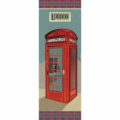 Бумага для декупажа STAMPERIA "Лондон", рисовая, 24х60 см