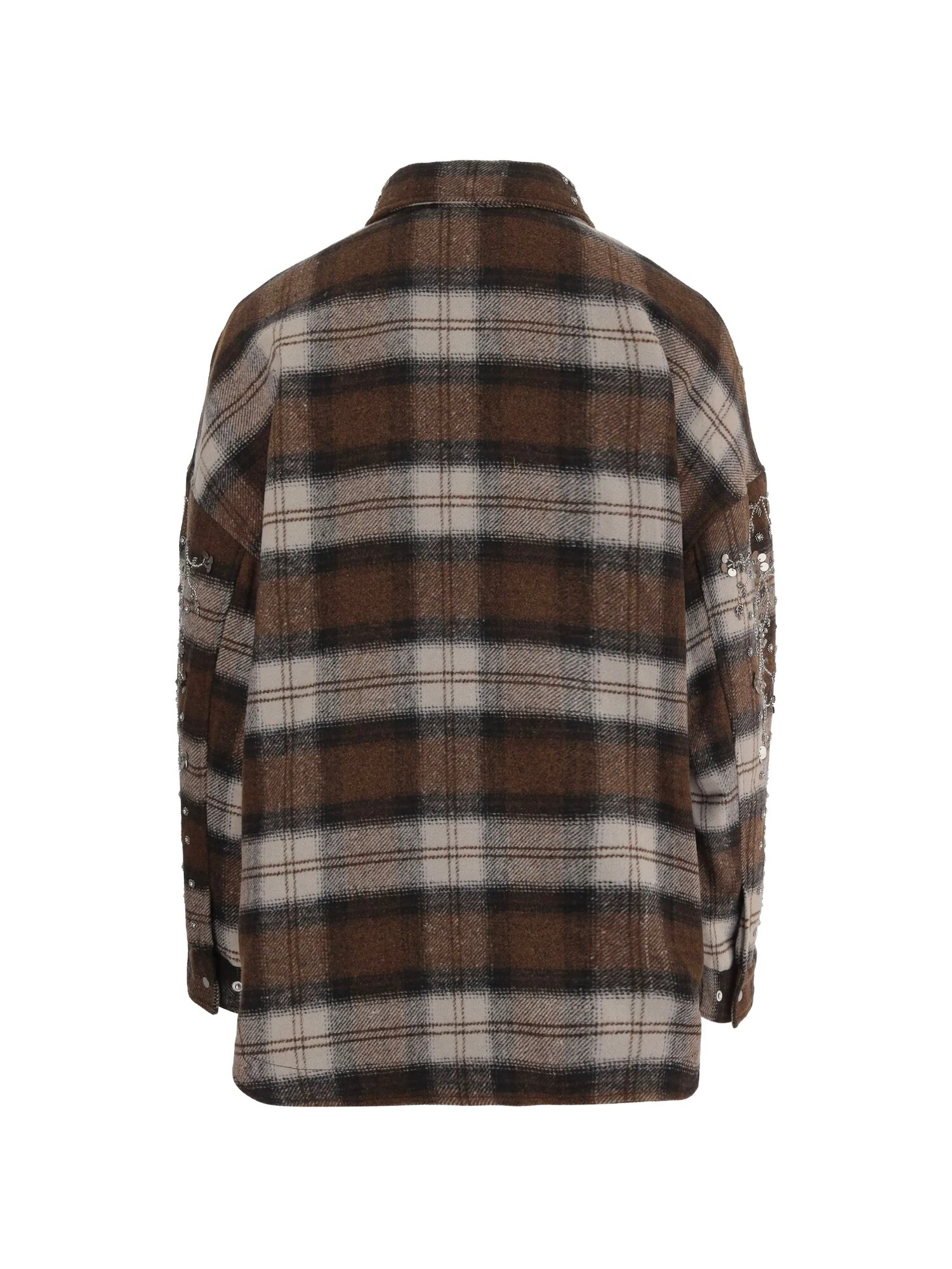 Куртка Stella McCartney Embroidered check jacket, размер 38 — фото 1
