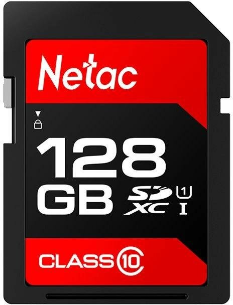 Флеш-карта Netac SDXC 128GB P600, без адаптера, 80 МБ/с (NT02P600STN-128G-R)