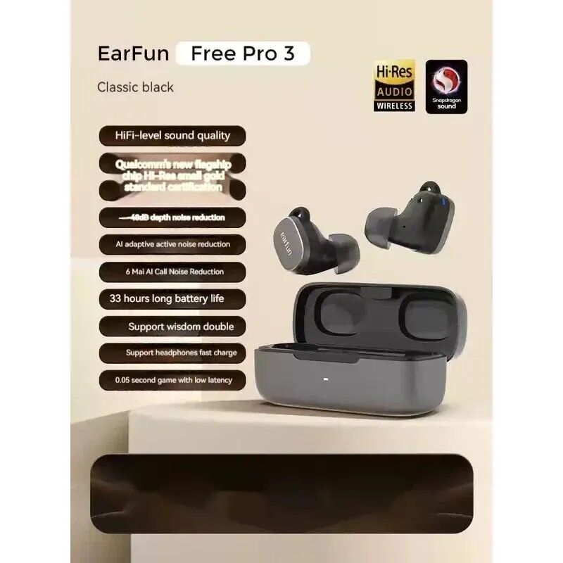 EarFun Наушники беспроводные, черный