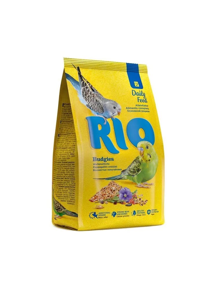 Rio основной корм для волнистых попугайчиков 500 гр