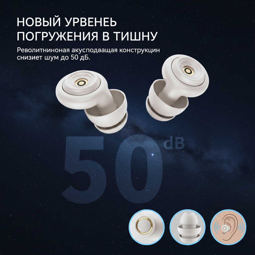 Транспортные беруши с фильтром снижение шума в поездках и на работе