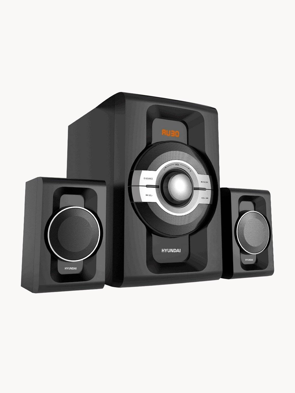 Микросистема Hyundai H-MS1403, черный