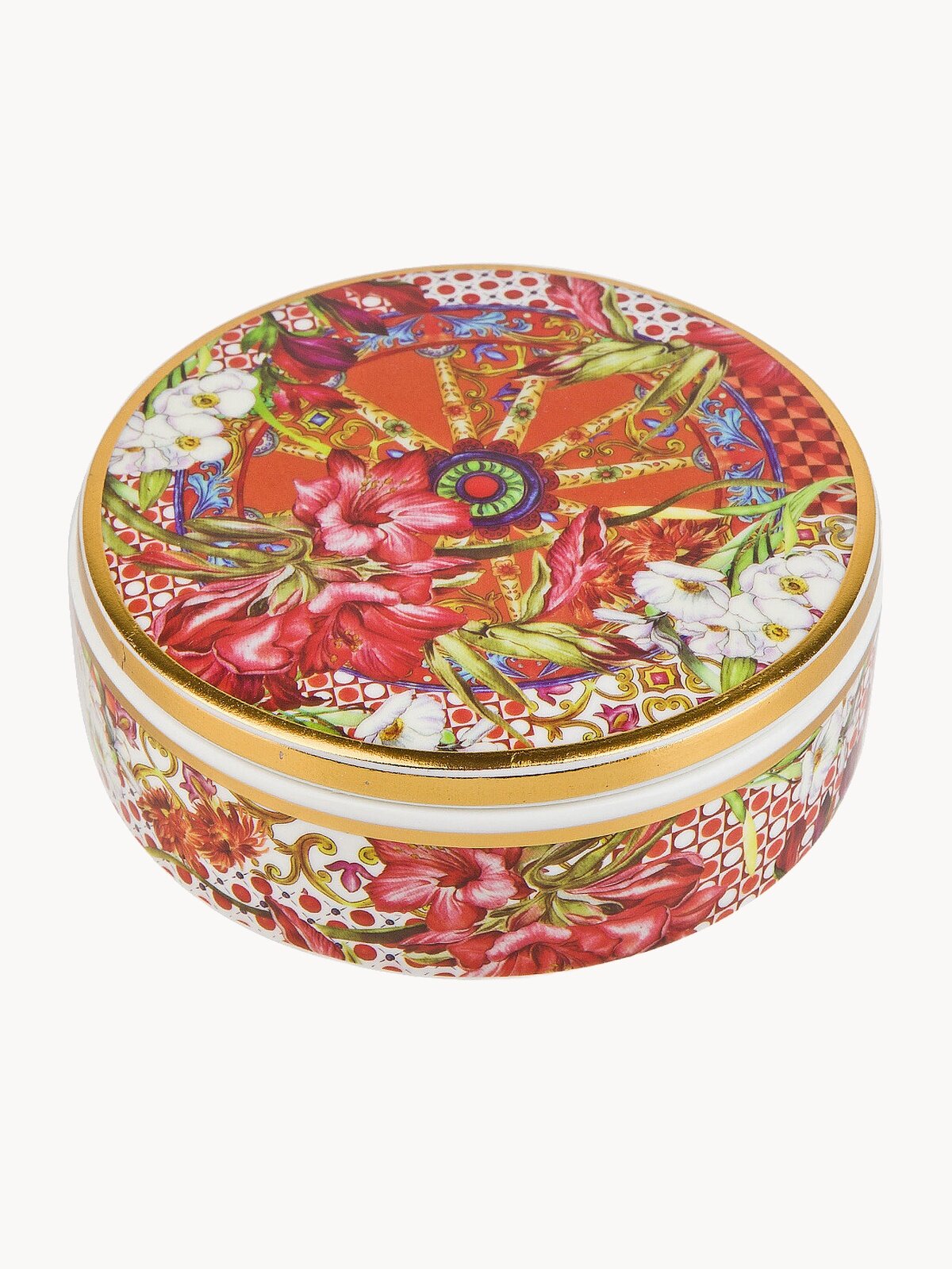 Шкатулка декоративная фарфоровая "Secret Garden", 12х12х4 см, Nouvelle