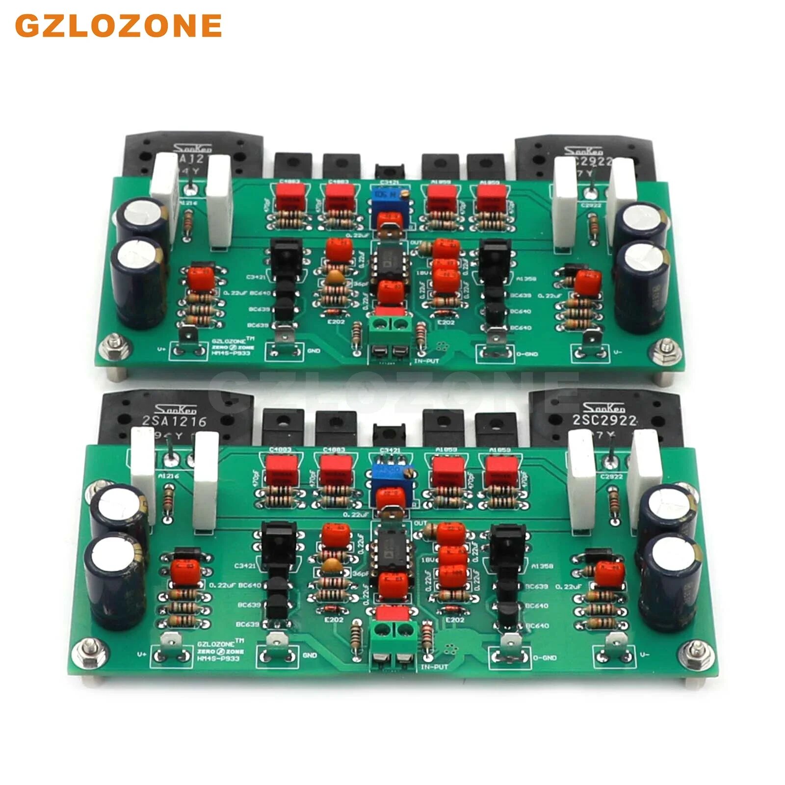 GZLOZONE Усилитель мощности HM4S-P933 150Вт+150Вт Finished board