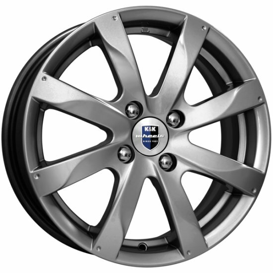 Диск K&k Джемини 6x15/4x114.3 D67.1 ET40 дарк платинум