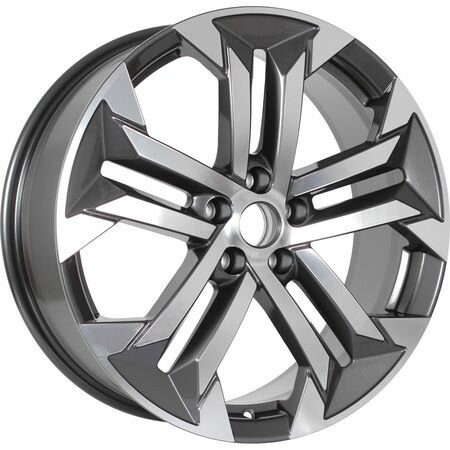 Колесный литой диск КиК Серия Premium КР015 (19_EXEED TXL/VX) R19x7.5 5x108 ET36 CB65.1 Diamond_gloss_graphite