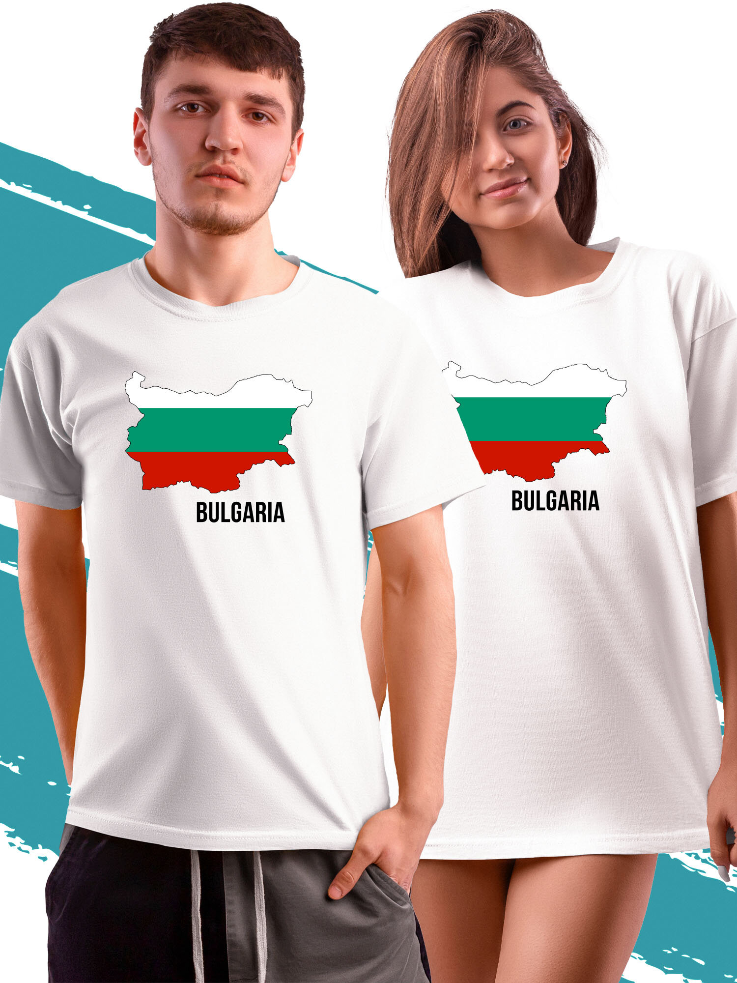 Футболка флаг Болгарии-Bulgaria