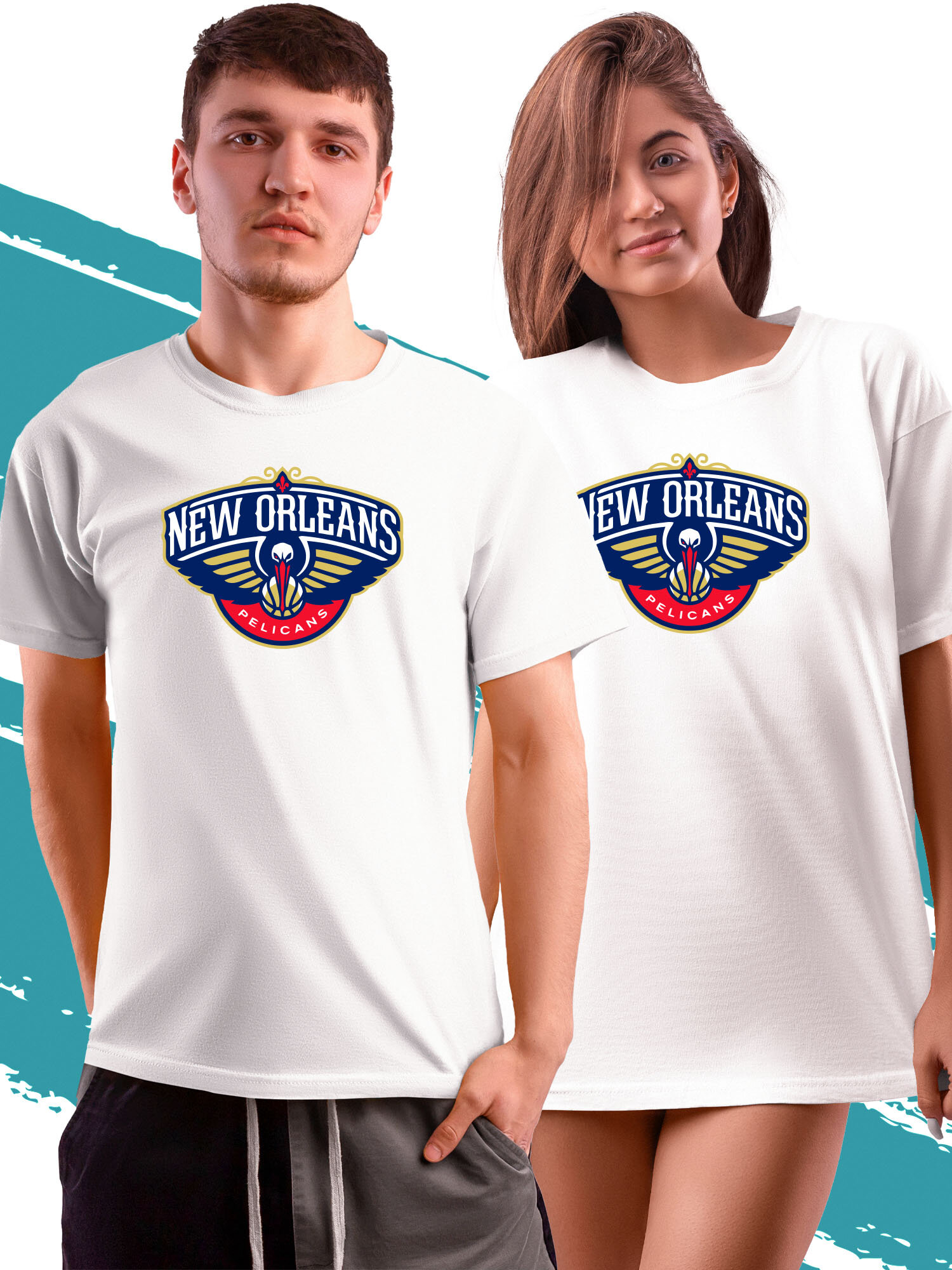 Футболка New Orleans Pelicans-Нью-Орлеан Пеликанс