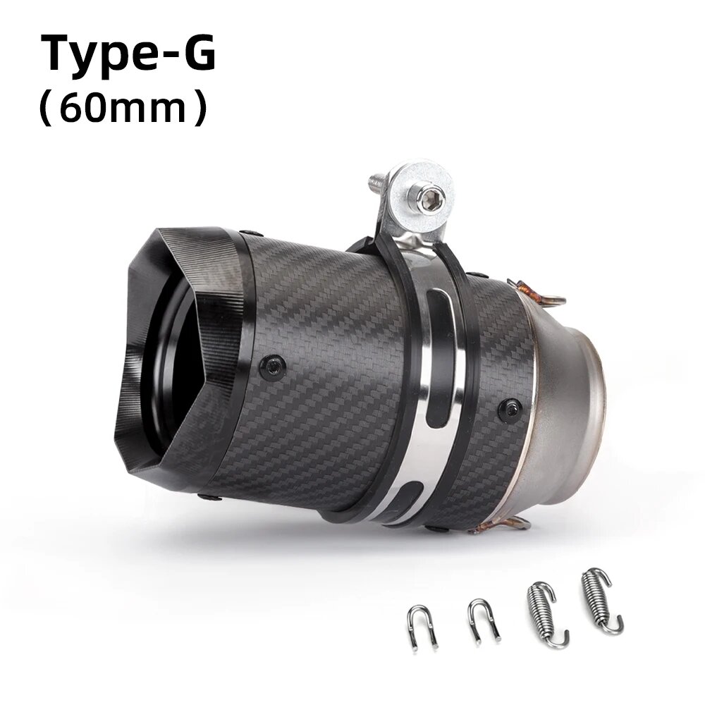 51 мм 60 мм AR выхлопная труба Остин гоночный вход универсальный глушитель выхлопная труба TYPE-G 60mm