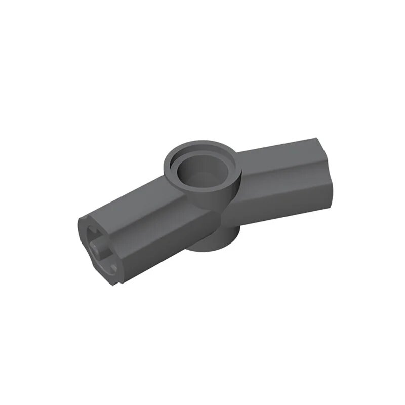 Серый угловой соединитель конструктора LEGO 199-dark grey
