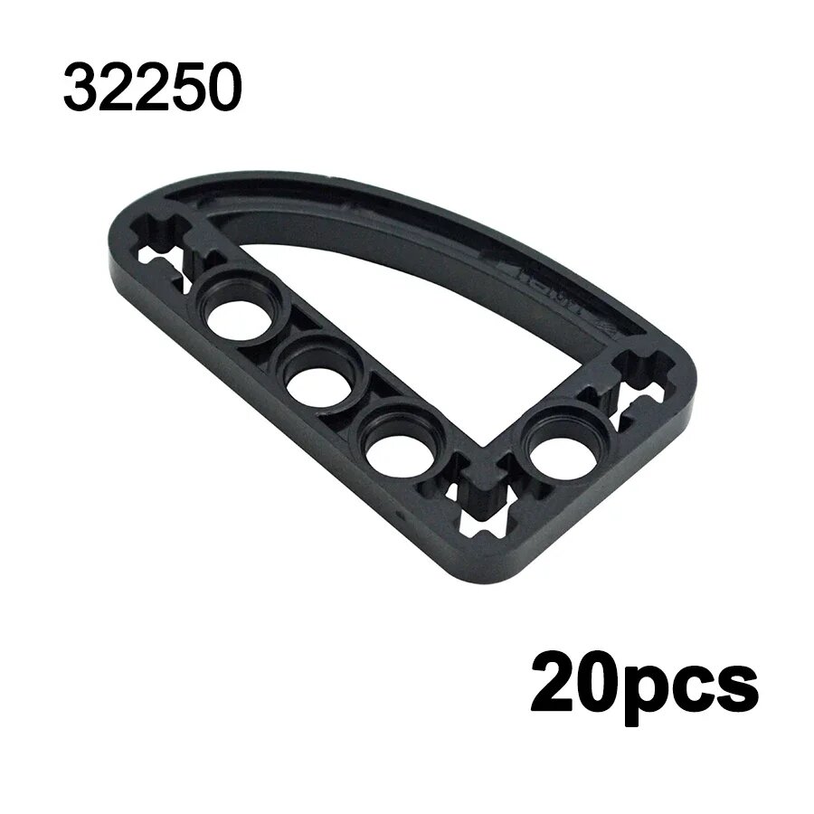 Конструктор ледуо, черные блоки 32250 (20шт)