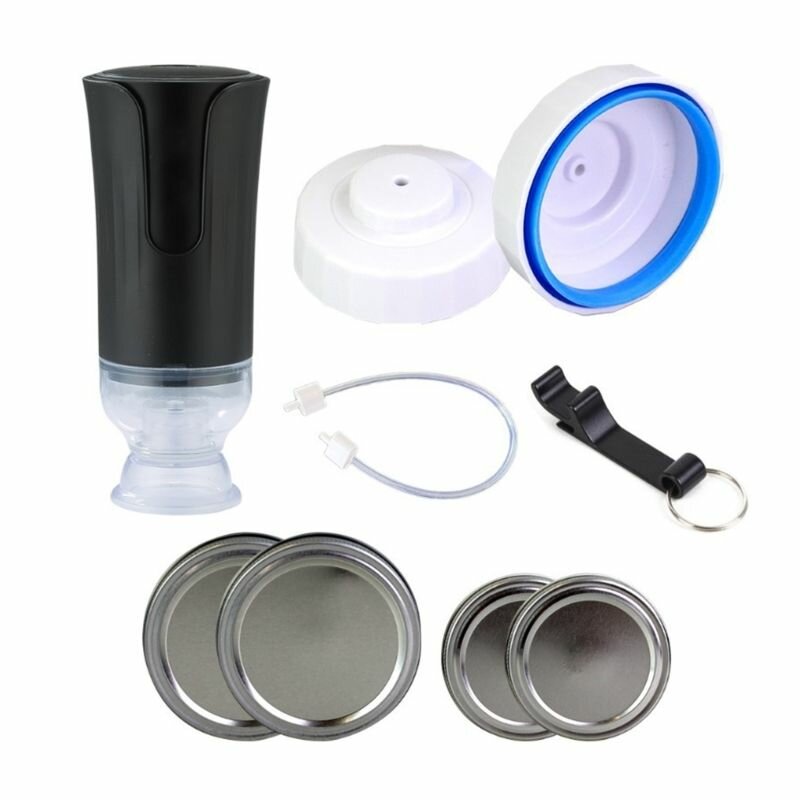 Набор вакуумных упаковщиков для консервных банок, аксессуары для электрических уплотнений, наборы пластиковых материалов для хранения продуктов питания