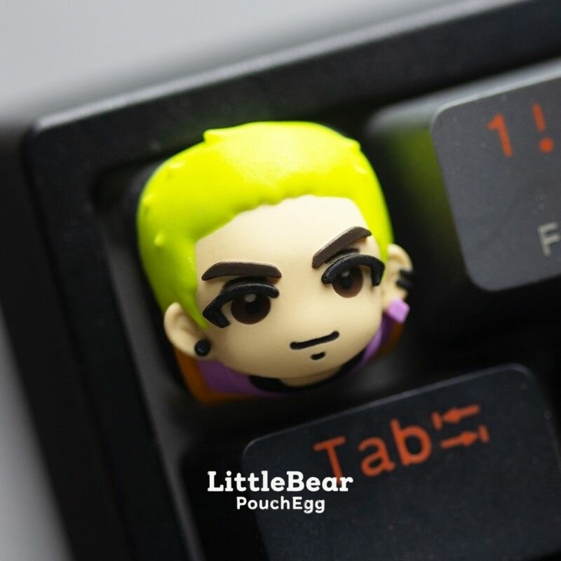 Кейкапы для клавиатуры валорант: Гекко 1 шт, VALORANT