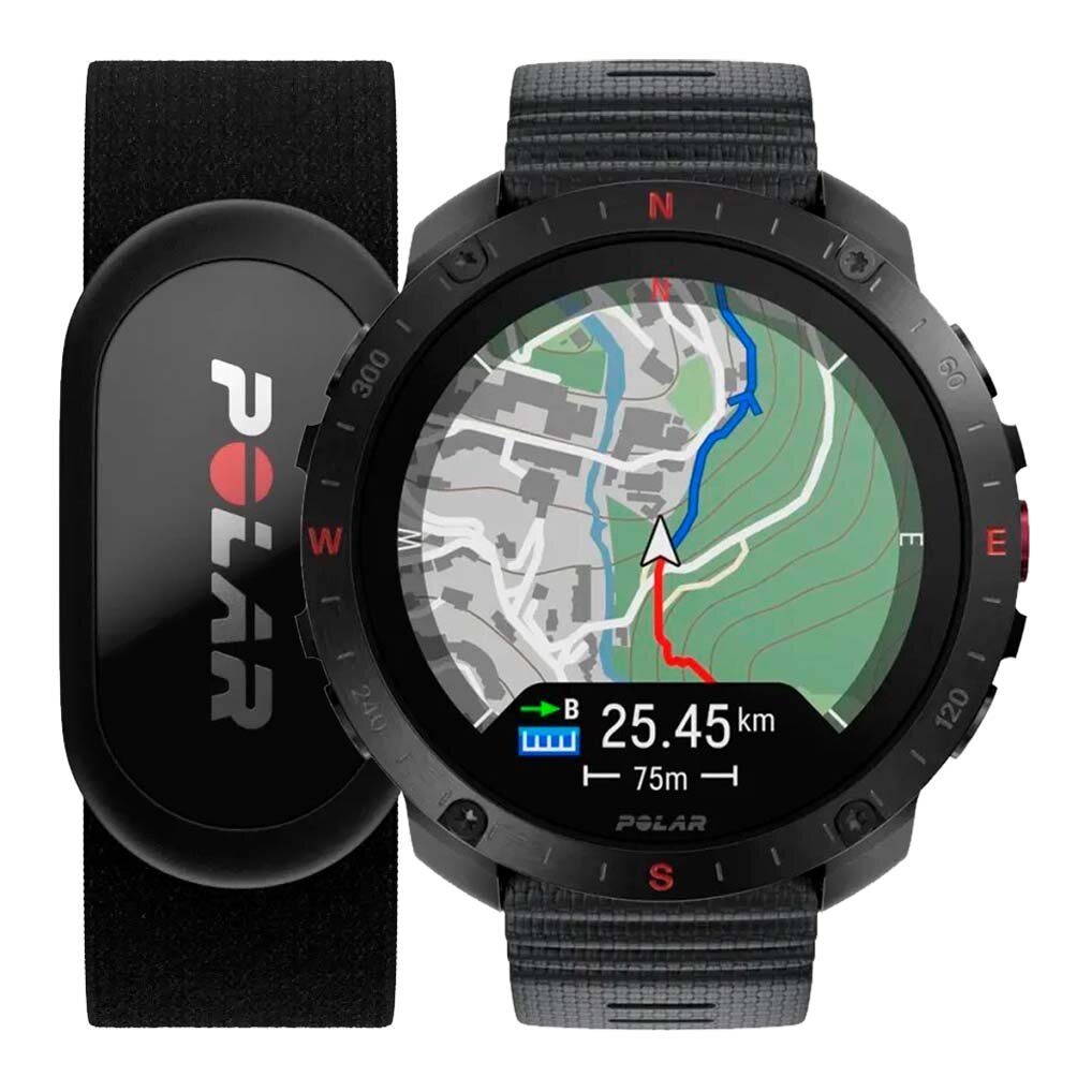 Смарт часы Polar Grit X2 Pro NIGHT BLACK + H10