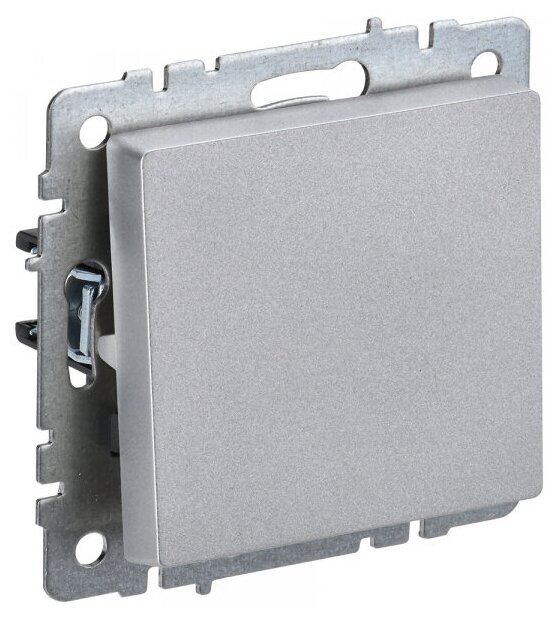 IEK BRITE Выключ. 1-кл. перекр. 10А ВС10-1-3-БрА алюм.