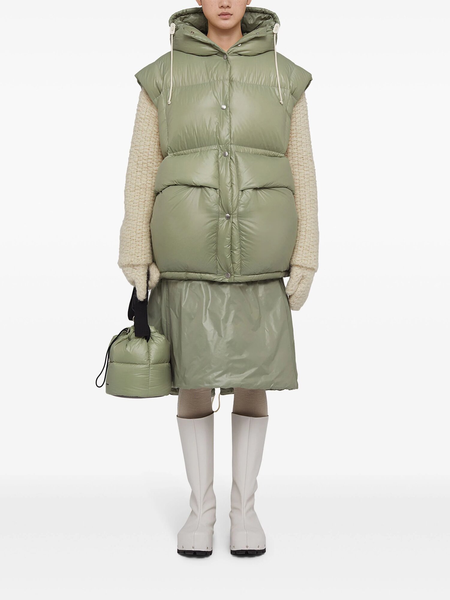 Юбка Jil Sander Down, размер 42 — фото 1