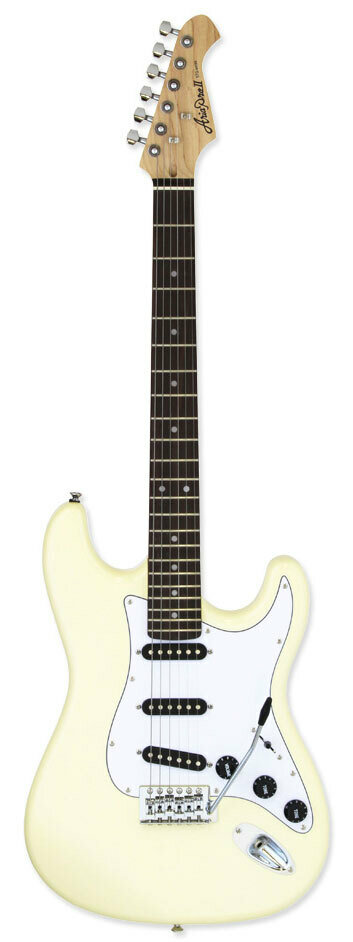 Электрогитара Aria Pro II STG-003SPL Vintage White, 6-струнная, 22 лада, для правшей, мензура Fender