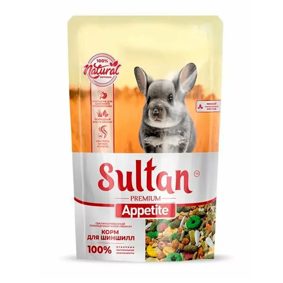 Sultan Premium Appetite Корм для шиншилл 700г