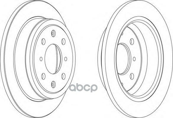 Тормозной диск Ferodo арт. DDF468
