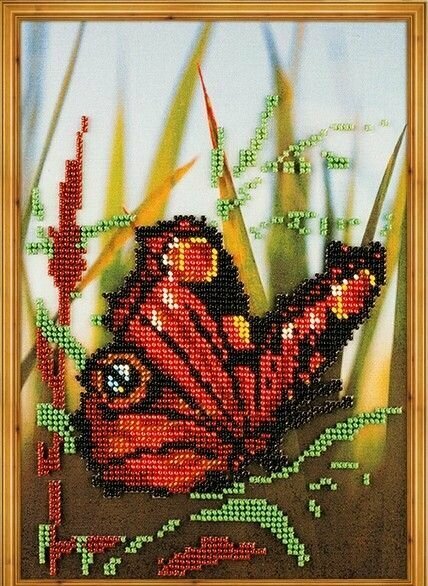В тростнике, набор для вышивания бисером, вышивка В-207