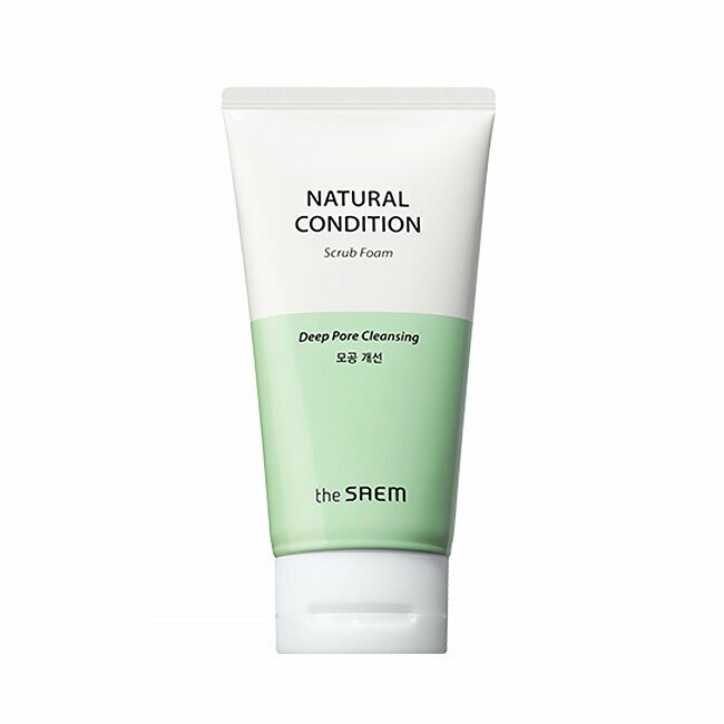 The Saem Пенка-скраб для лица для глубкого очищения пор Natural Condition Scrub Foam (Deep pore Cleansing), 150мл