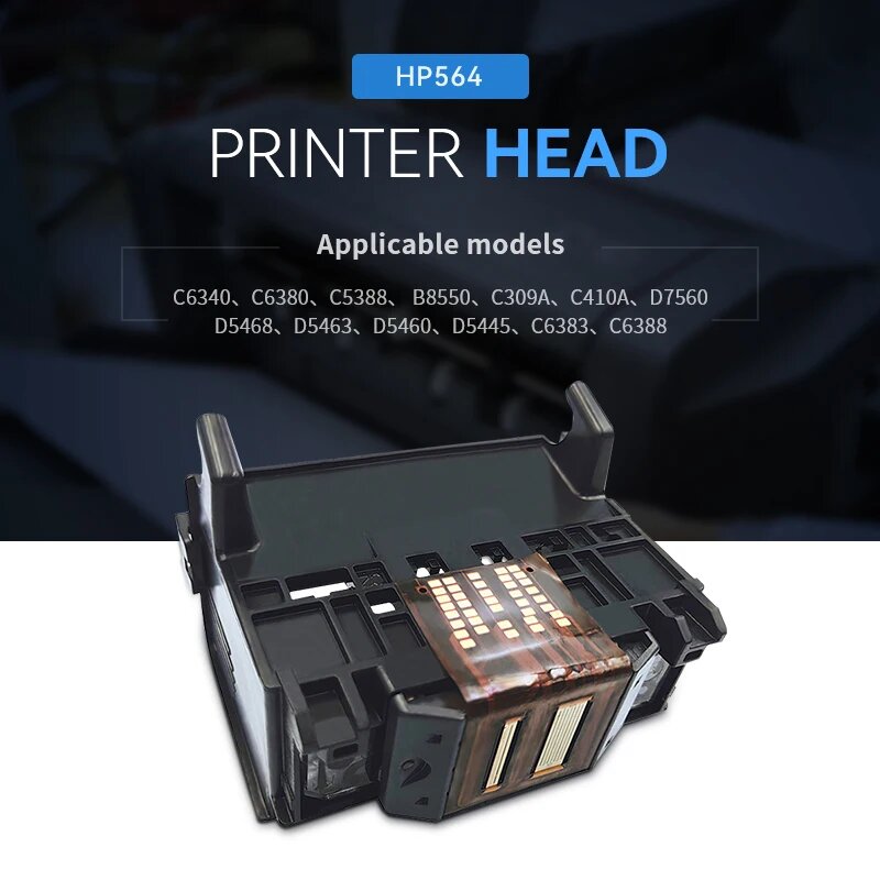Печатающая головка HP 564 печатающая головка для HP C6380 C5388 B8550 C309A C410A D7560 D5468 D5463 D5460 D5445 C6383 C6380 C5388