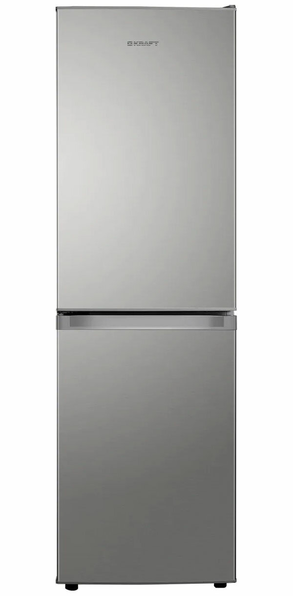 Двухкамерный холодильник Kraft KF-NF272X No frost, серый металлик