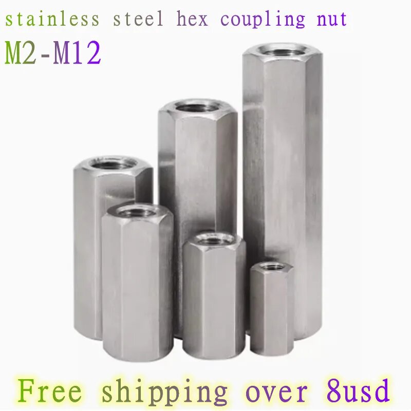 Шестигранные стойки из нержавеющей стали ZFhong M5 5PCS, length 35mm