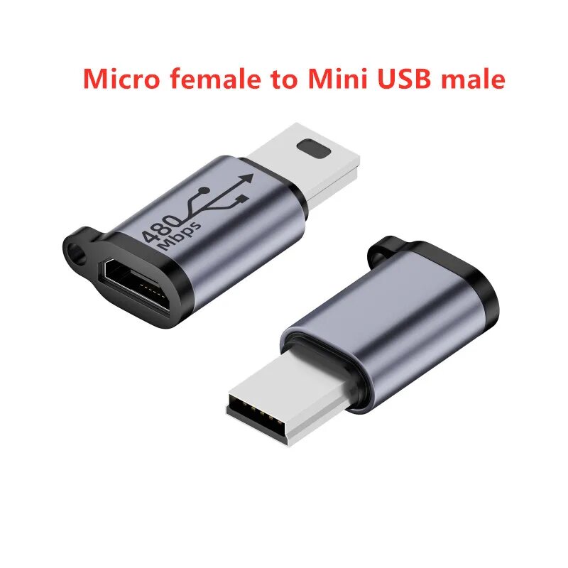Переходник Micro USB female - Mini USB male