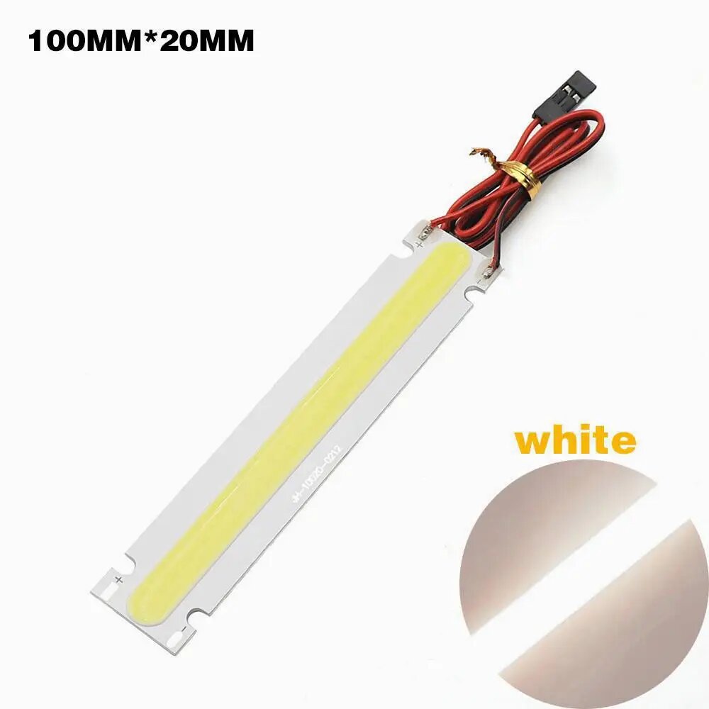LED лента 100мм*20мм, Светло-желтый/White