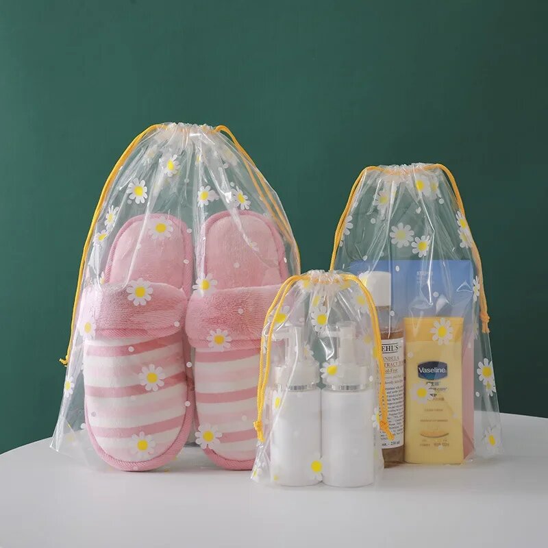 Косметичка дорожная eTya, Розовый, 1pcTransparent daisy