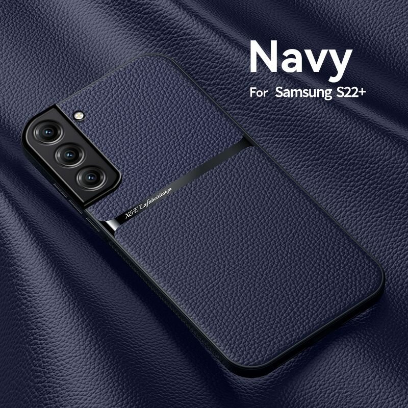 FASNYA Чехол для Samsung Galaxy S22+ S22 Plus /чехол-Кожа на Самсунг галакси C22+/C22 Плюс Чехол для телефона с защитой камеры магнитный автомобильный держатель