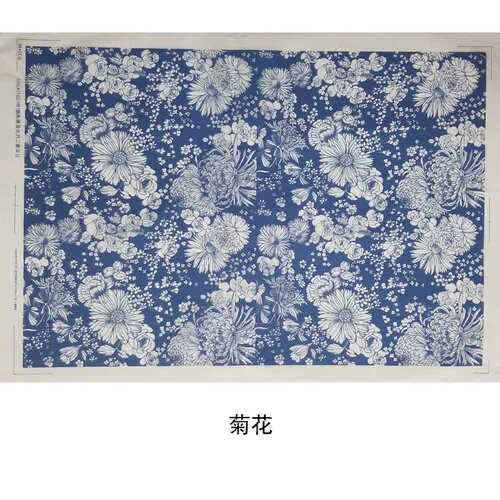 Переводная бумага для керамики Цветочные узоры Jingdezhen 03-1pcs