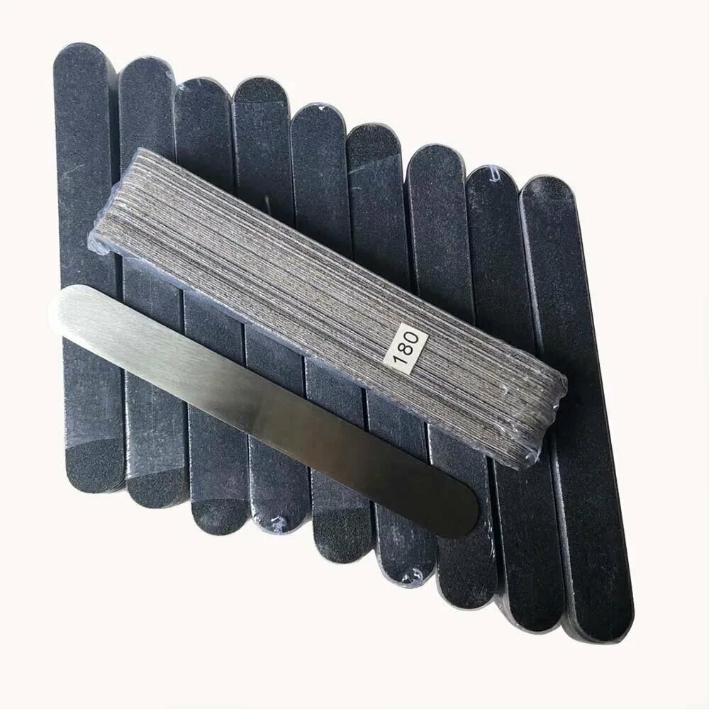 Металлическая основа для пилочки для ногтей с насадками black 180