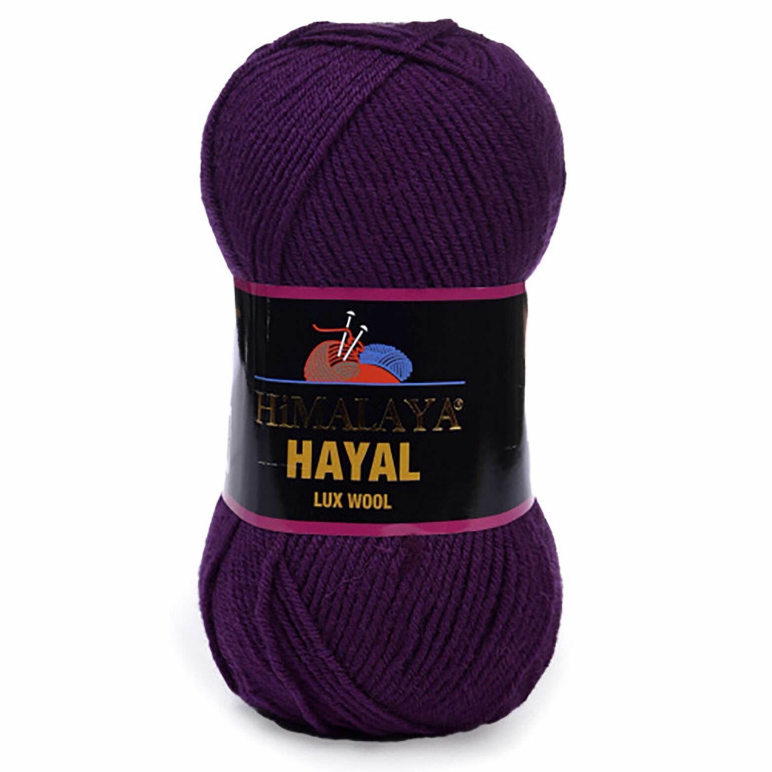 5 Мотков, Himalaya HAYAL LUX WOOL, 75% Акрил 25% Шерсть / 100 гр. - 250 м, Цвет-227-08