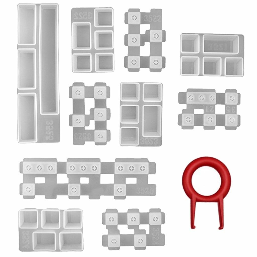 Формы для эпоксидной смолы, силиконовая форма для клавиш Cherry MX молды для кейкапов с простым извлечением и лёгкой очисткой