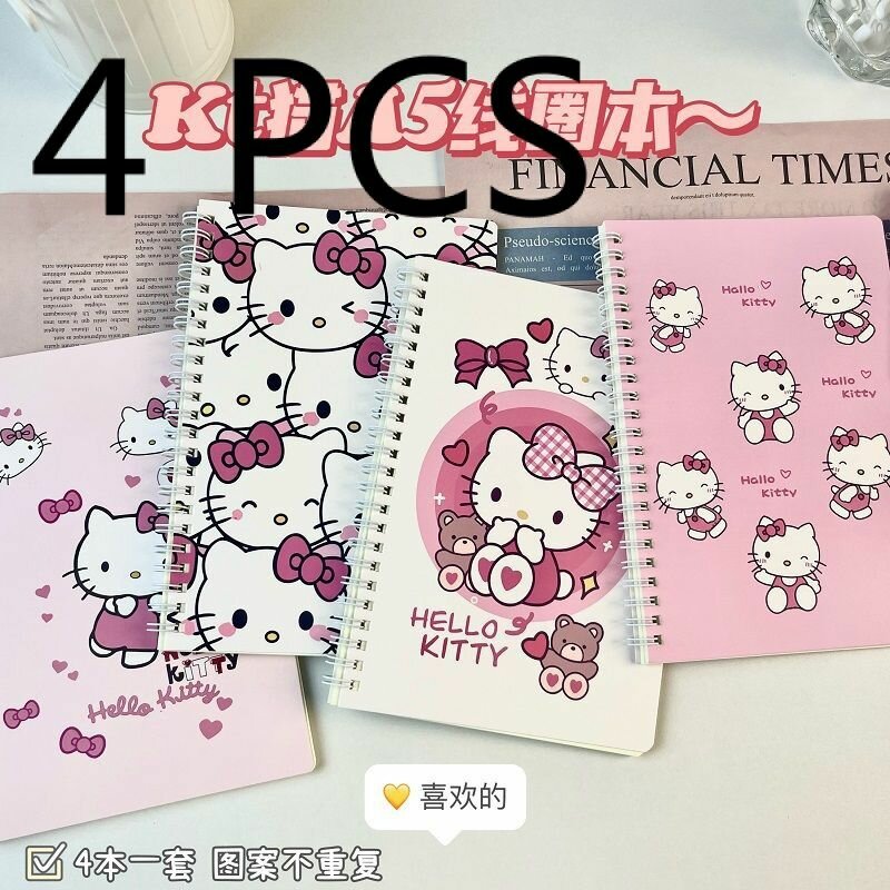 Блокнот hello kitty, 4pcs ,4 блокнот A5
