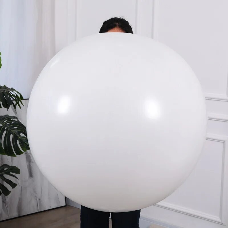 Большие золотые гелиевые шары JIMMYTU 36 дюймов Белый, white, 36inch 2pcs