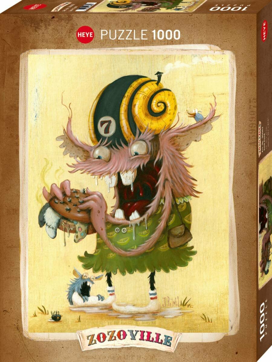 Пазл для взрослых Heye 1000 деталей: Zozoville. Вредная пища (Zozoville)