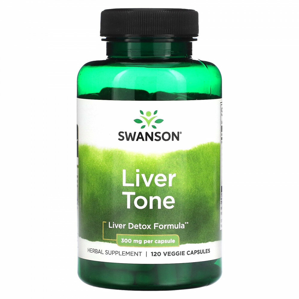 Swanson, Liver Tone, 120 веганских капсул