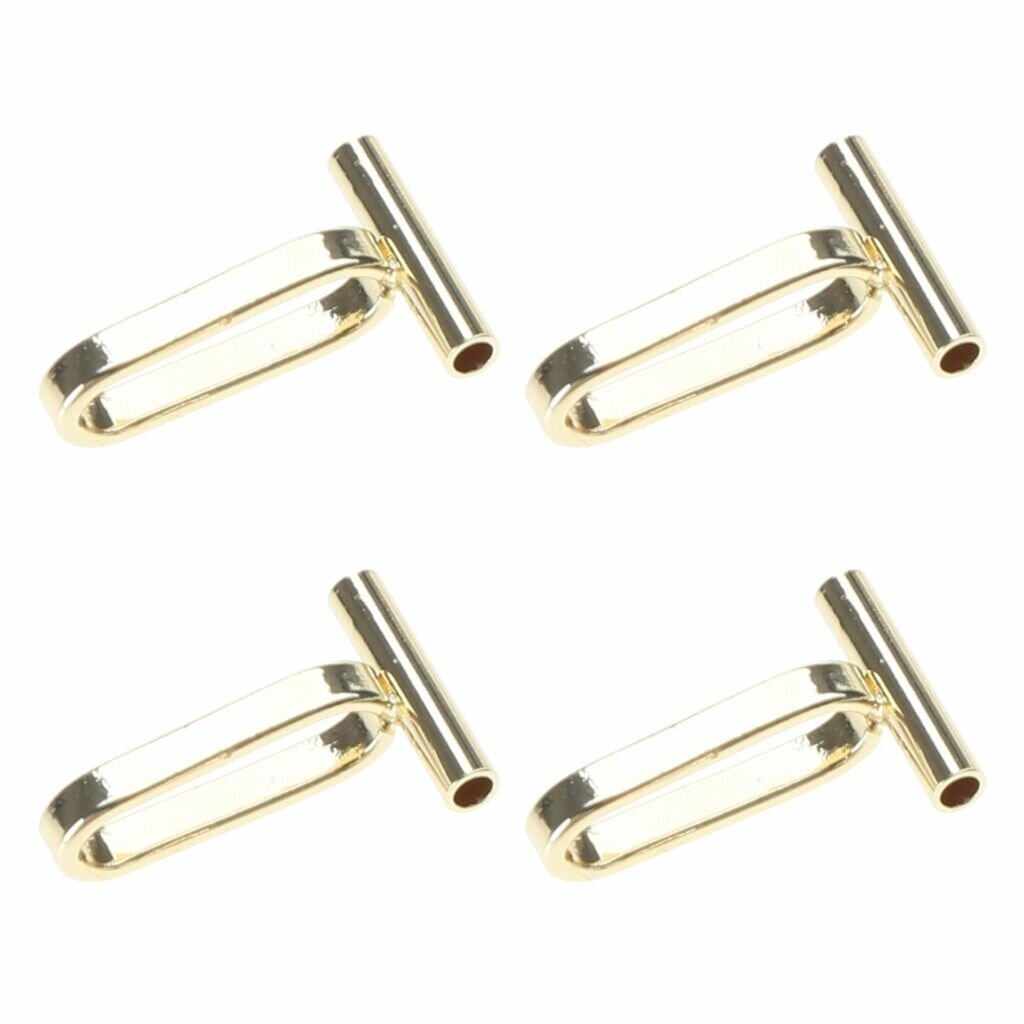 4 шт. медная брошь-конвертер для замены броши, булавки кулона цвета: золото, серебро, подвеска из металла, DIY ювелирные изделия