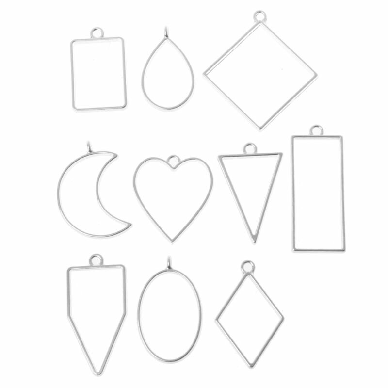 10 шт. Геометрические подвески для украшений