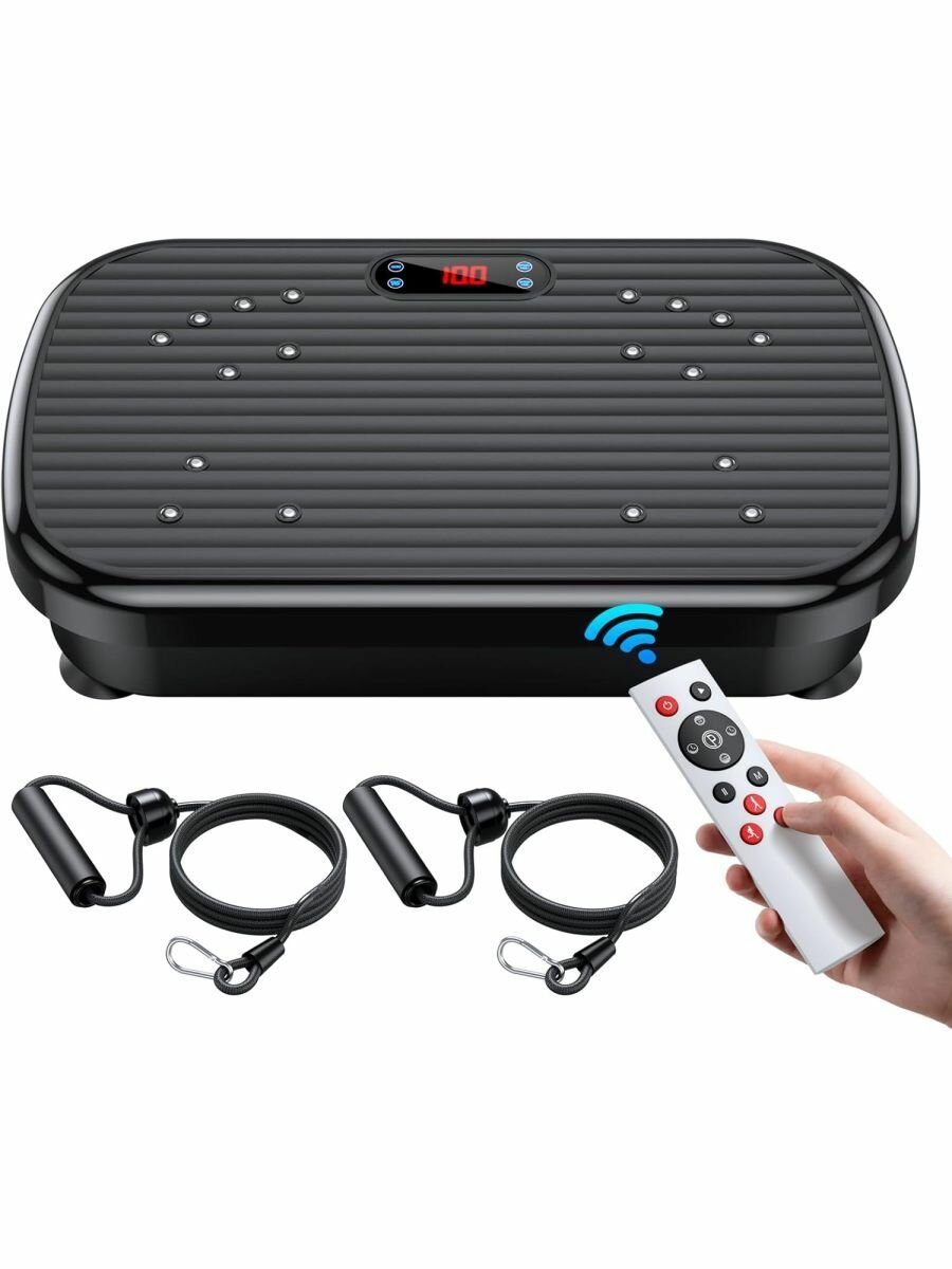 Тренажер на виброплатформе для лимфодренажа, помогает сбросить вес, привести тело в форму и тонус