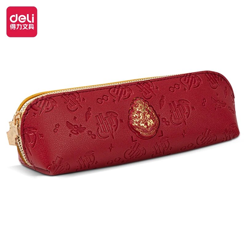 Deli Карандаш Чехол 66807 кожаный красный Бордовый, Красный