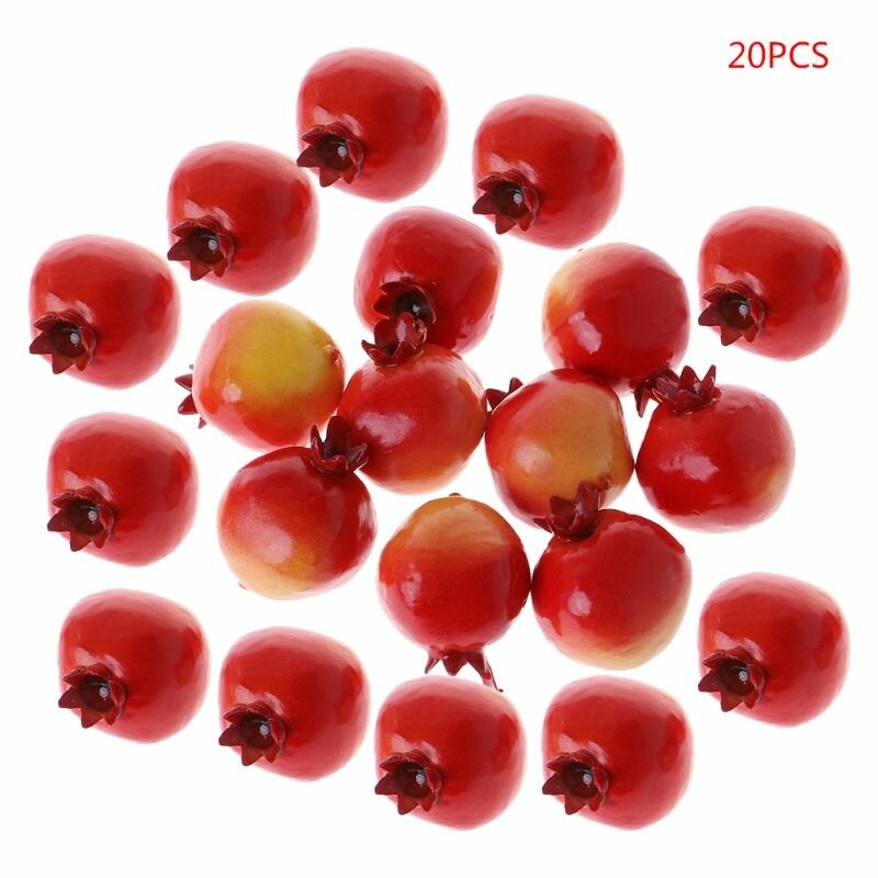 20 шт. Искусственные гранаты для декора дома