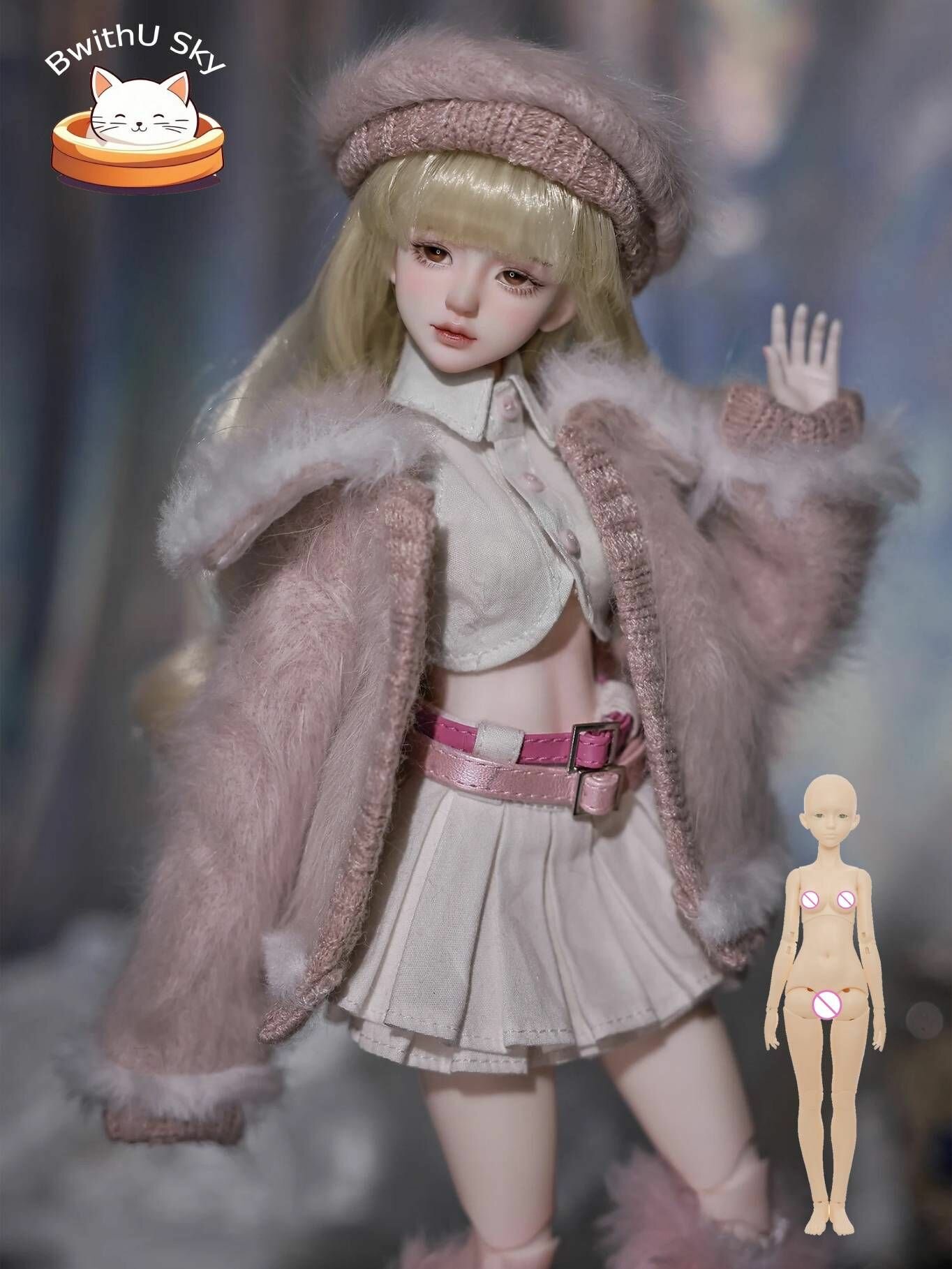 BwithU Bjd Aurola 1/6 обнаженная кукла с нормальной кожей, без макияжа, без аксессуаров