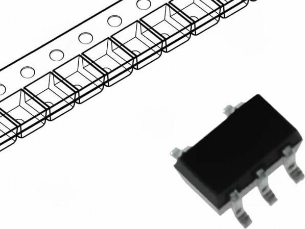 Микросхема DIODES INCORPORATED 74LVC1G07SE-7 IC: digital buffer, non-inverting Ch: 1 SMD SOT353 LVC 200uA 1шт