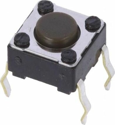 Микропереключатель ALPS SKHHALA010 TACT SPST Пол 2 0,05A/12ВDC THT 1,6Н SKHH 1 шт