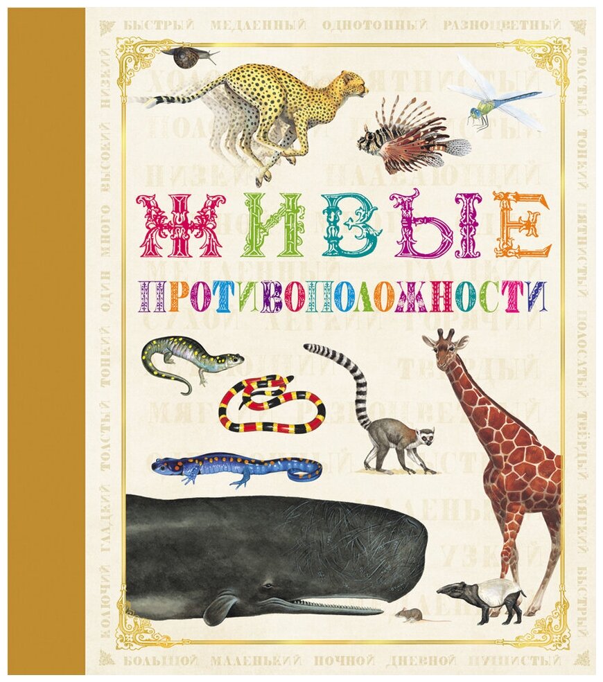 НевероятнойКрасотыИллюстрированнаяОбучающаяКнига Живые противоположности. Развитие памяти, внимания, мышления